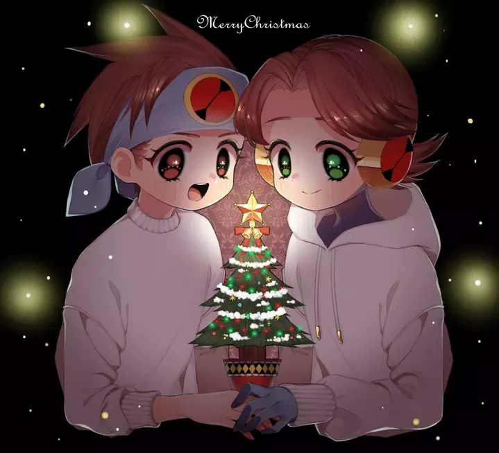 Megaman Exe Lan Hikari And Hub Hikari Mega Man And 1 More Drawn By