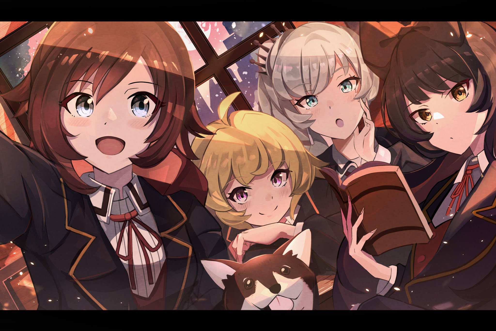 Ruby Rose Weiss Schnee Yang Xiao Long Blake Belladonna And Zwei