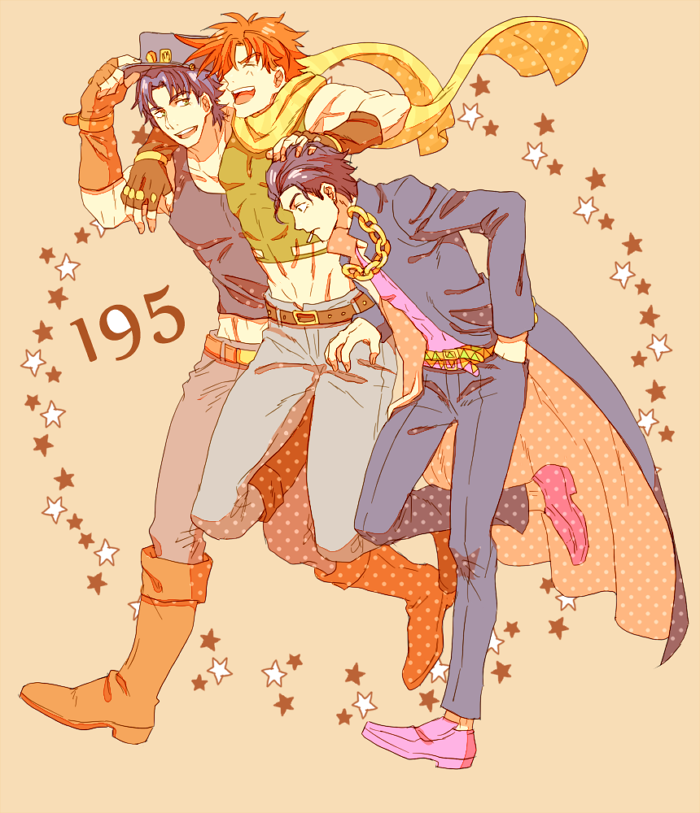 Joseph Joestar Joseph Joestar Kujo Jotaro And Jonathan Joestar Jojo No Kimyou Na Bouken