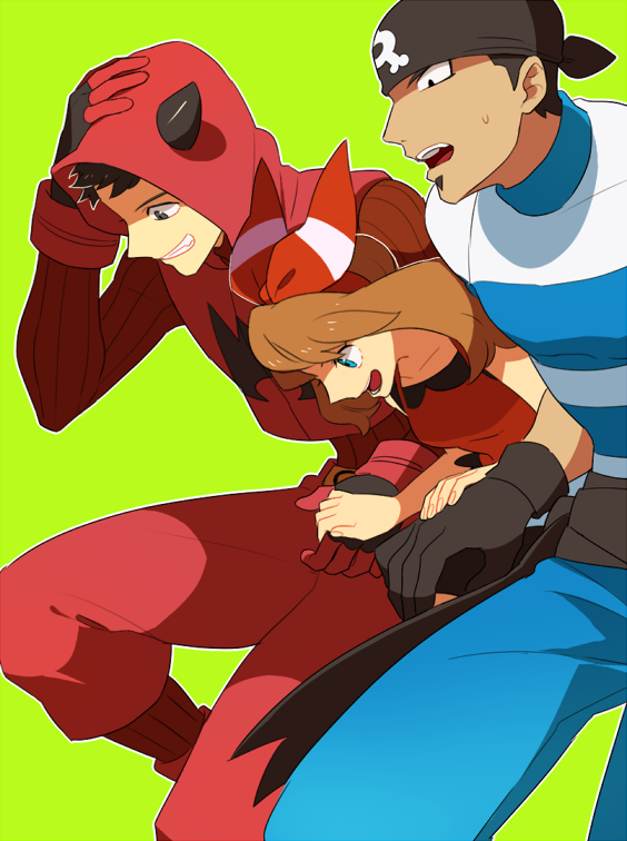 May Team Aqua Grunt And Team Magma Grunt Pokemon And 1 More Drawn