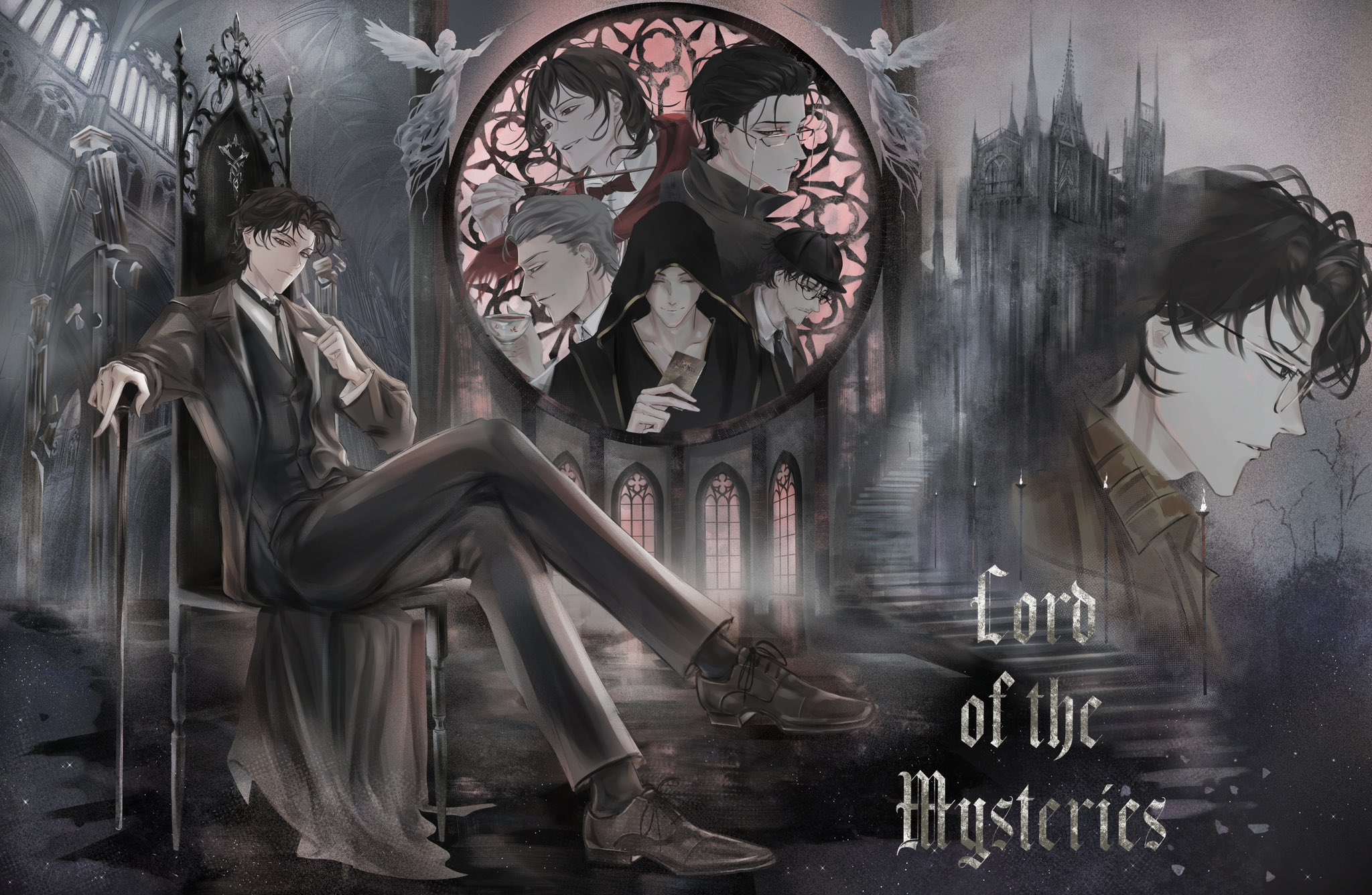 klein moretti, gehrman sparrow, merlin hermes, zhou mingrui, sherlock moriarty, and 1 more (lord ...