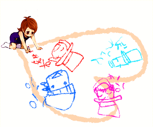 Phoenix Wright Trucy Wright Mr Hat Valant Gramarye And Zak Gramarye Ace Attorney Drawn By