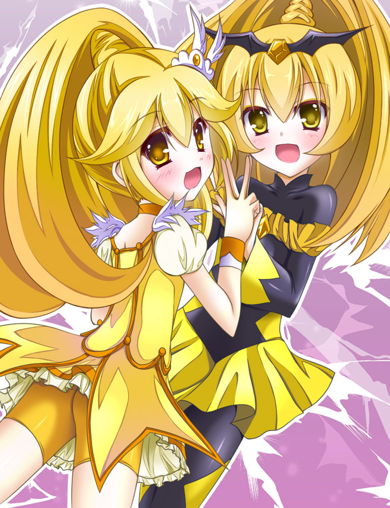 Kise Yayoi Cure Peace And Bad End Peace Precure And 1 More Drawn By