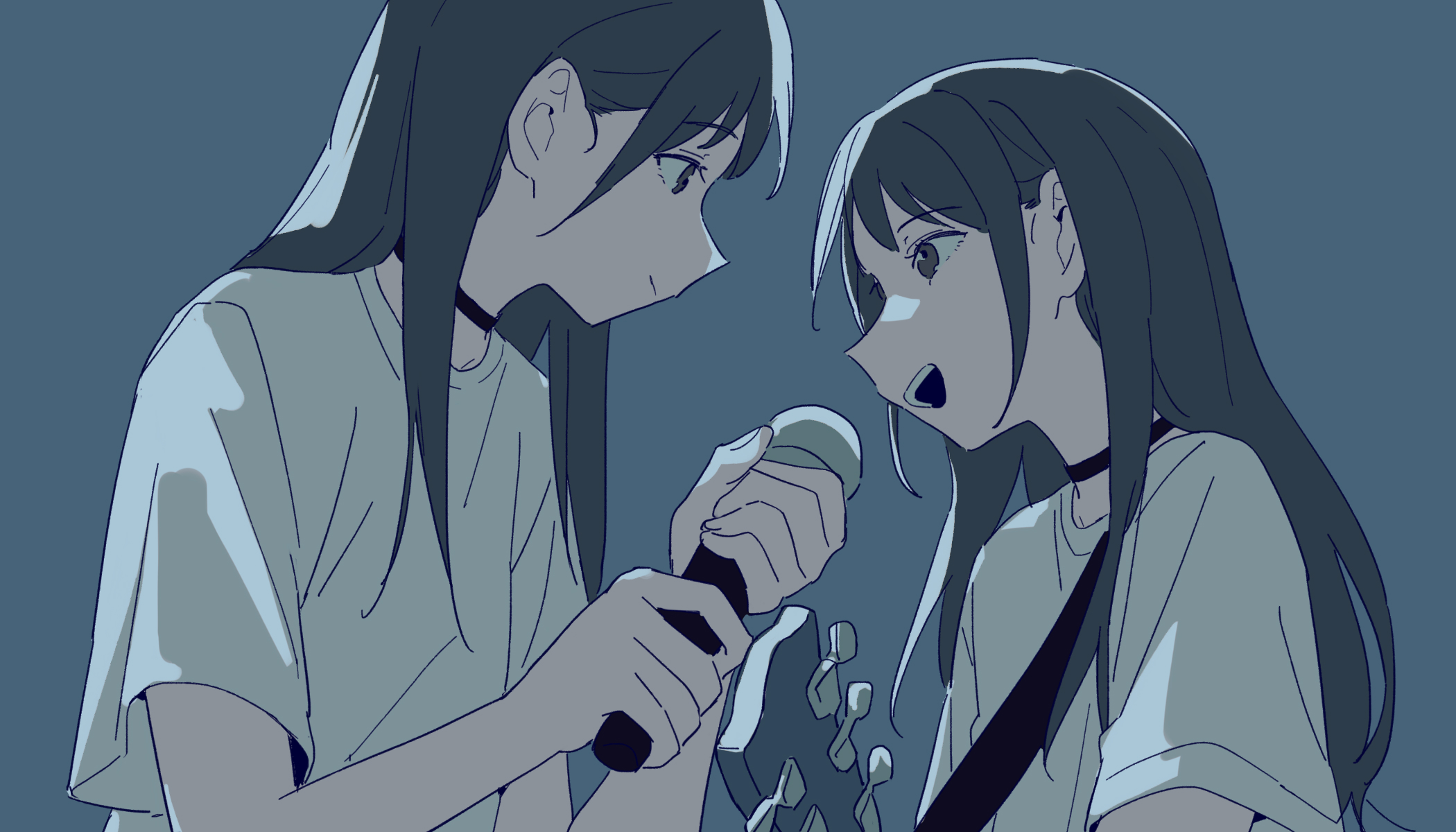 Takamatsu Tomori Kaname Raana Youmiya Hina And Aoki Hina Bang Dream And 1 More Drawn By