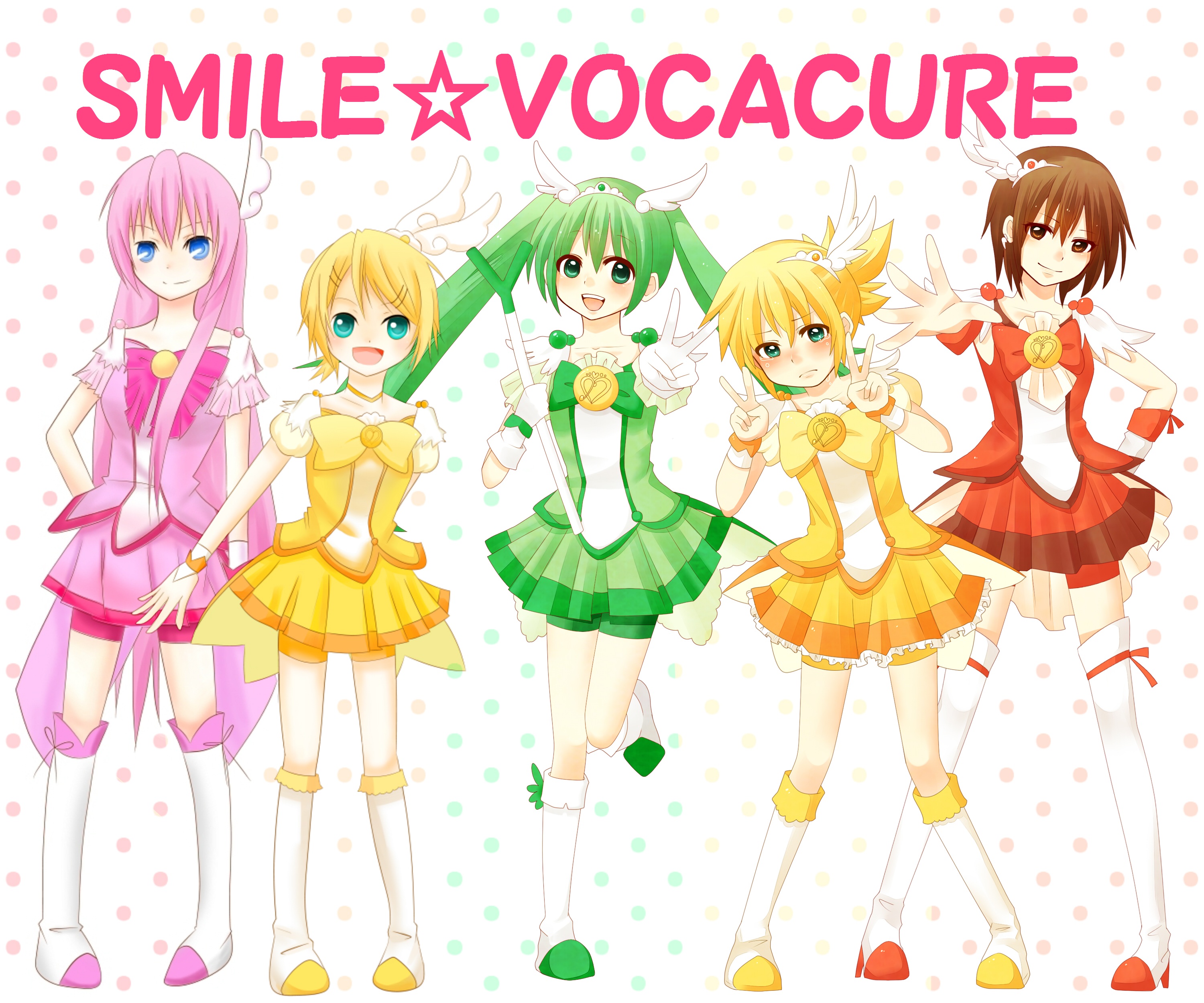 Hatsune Miku Kagamine Rin Kagamine Len Megurine Luka Meiko And 4 More Vocaloid And 2 More