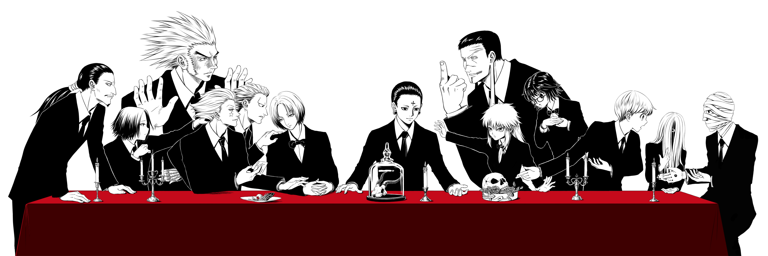 Shizuku Hisoka Morow Chrollo Lucilfer Machi Pakunoda And 8 More Hunter X Hunter And 1 More