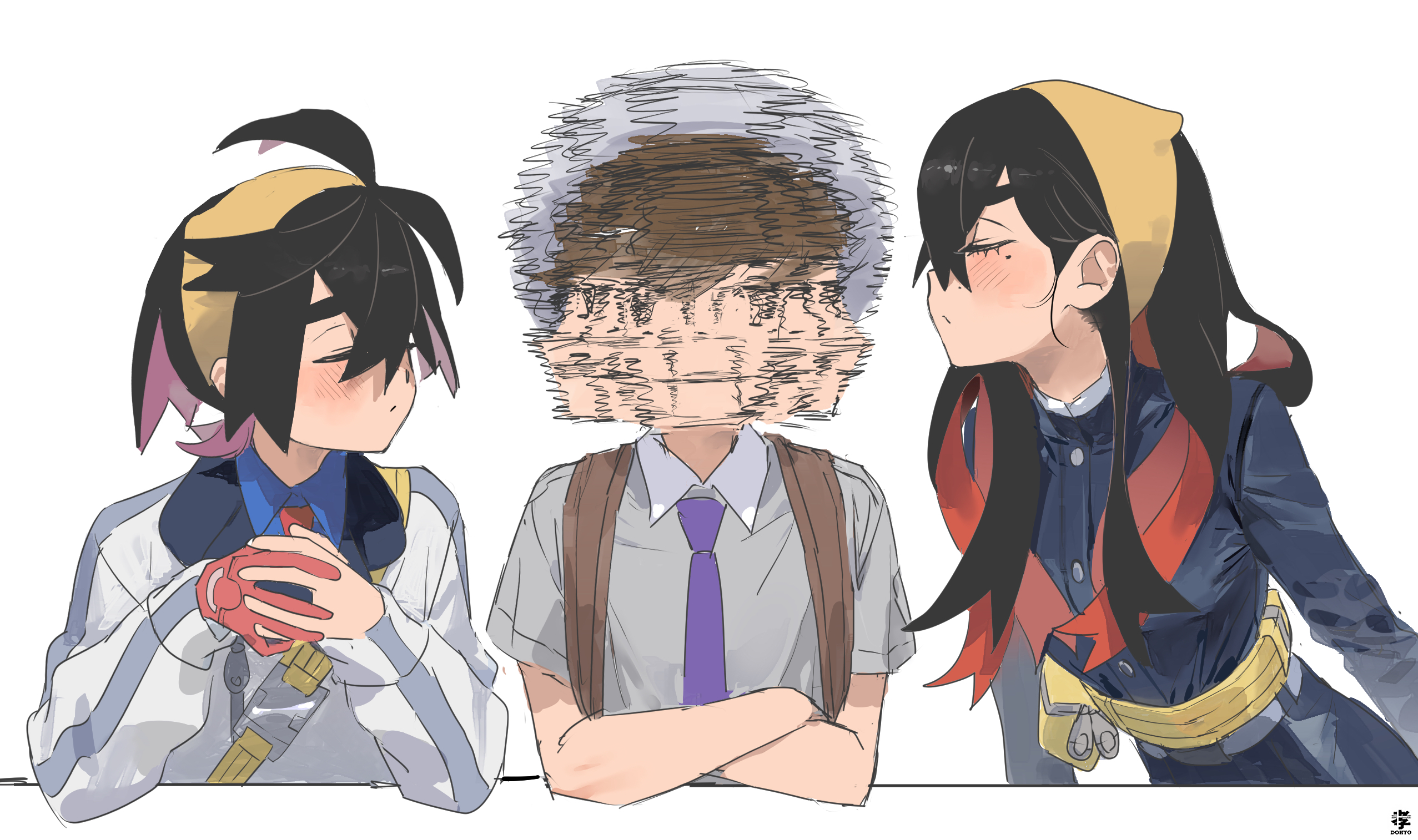 Kieran Florian And Carmine Pokemon And 2 More Drawn By Dohyo123123