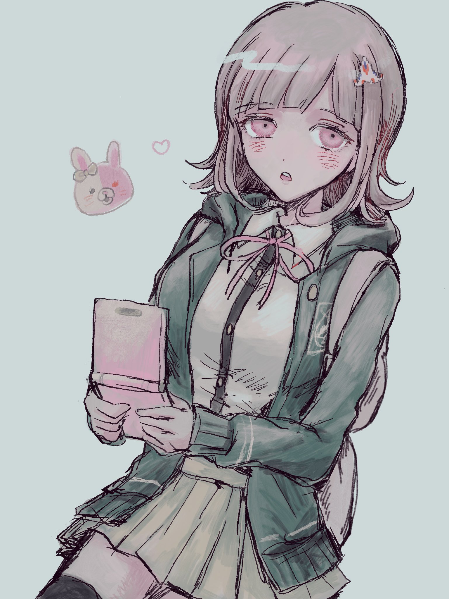 Nanami Chiaki And Monomi Danganronpa And 2 More Drawn By Onom 555