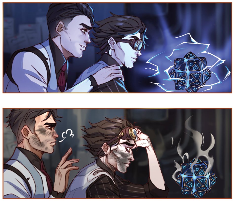 Viktor Jayce Arcane Viktor And Arcane Jayce League Of Legends And 1 More Drawn By Bekkomi