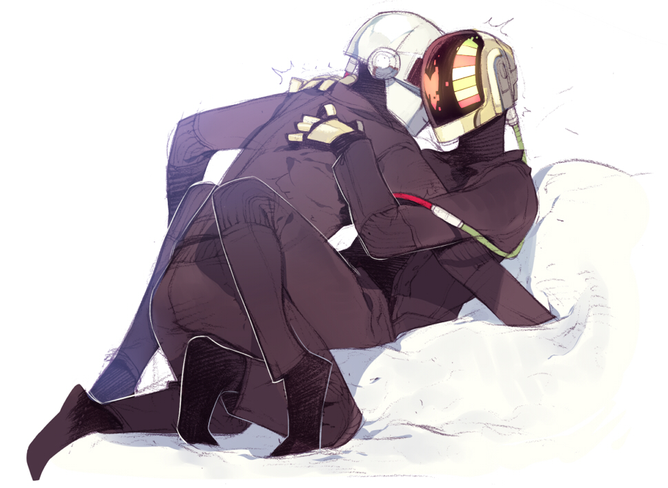Thomas Bangalter And Guy Manuel De Homem Christo Daft Punk Drawn By