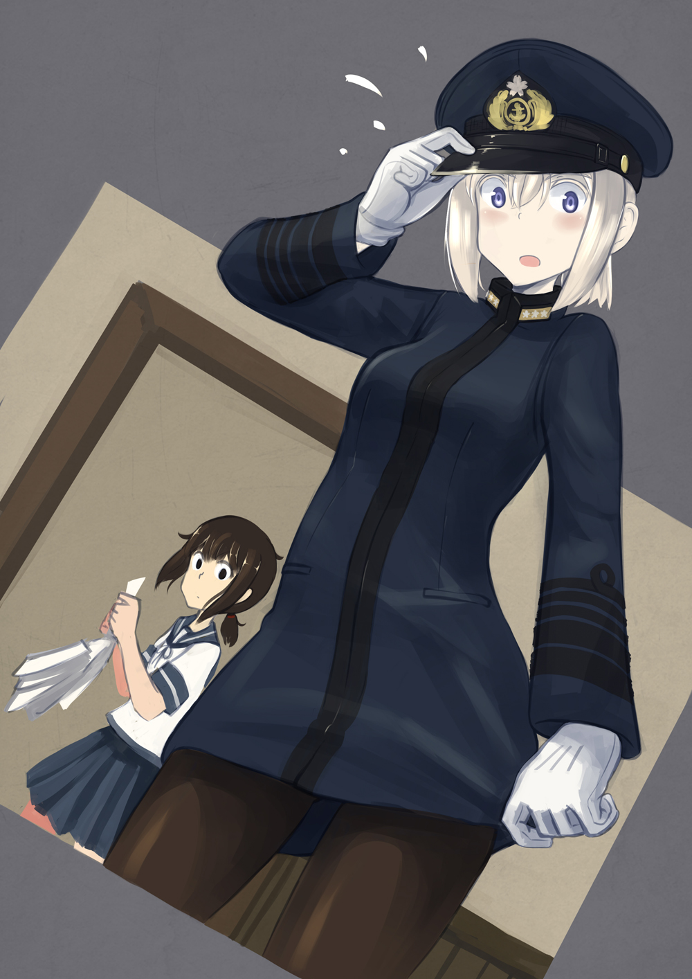 Fubuki And Female Admiral Kantai Collection Drawn By Erica Naze1940