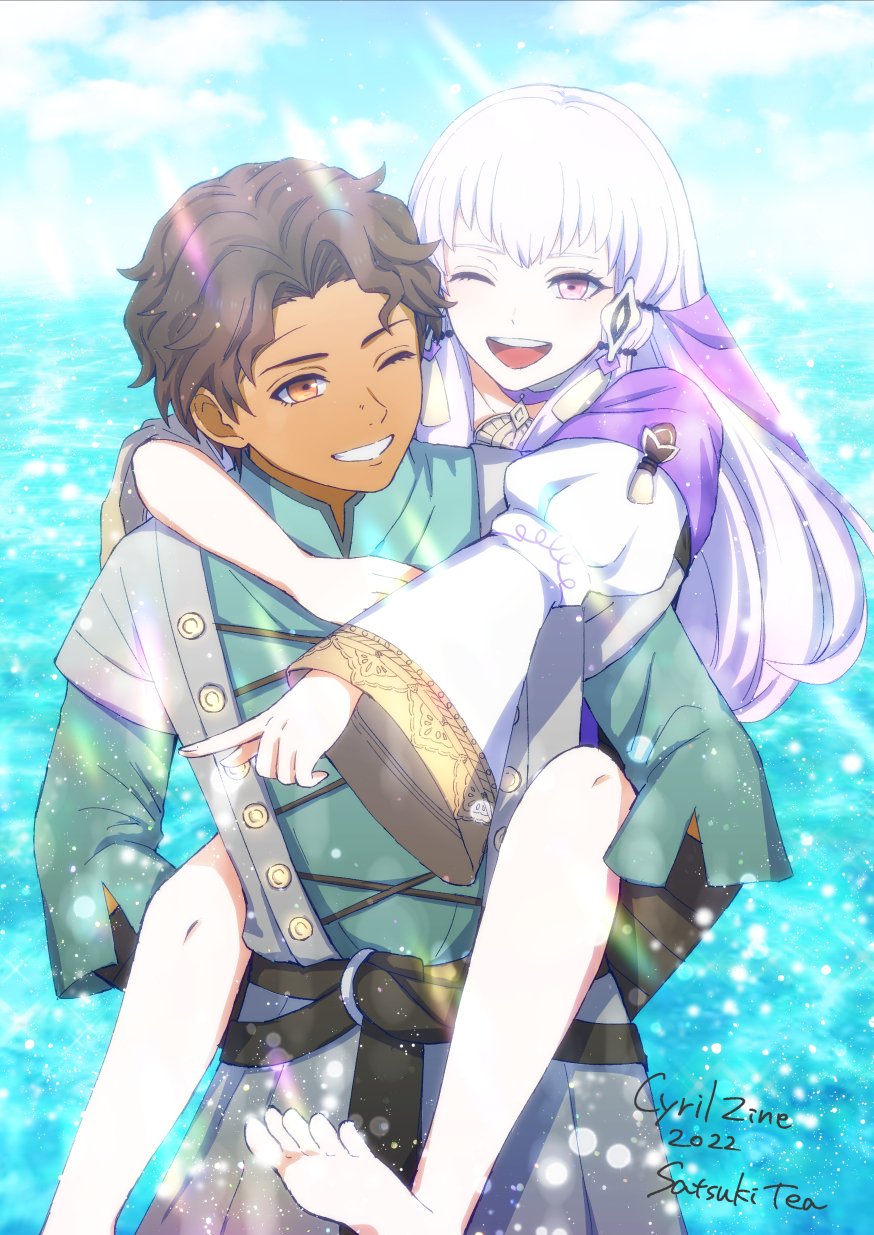 Lysithea Von Ordelia And Cyril Fire Emblem And 1 More Drawn By
