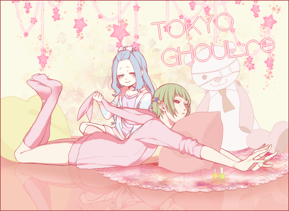 Mutsuki Tooru And Yonebayashi Saiko Tokyo Ghoul And 1 More Drawn By