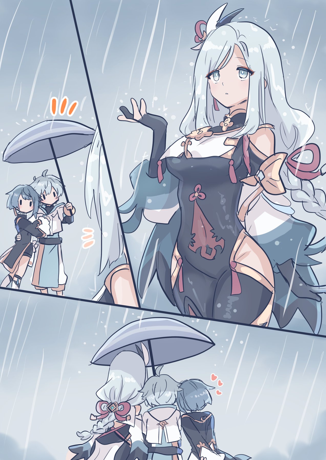Shenhe Xingqiu And Chongyun Genshin Impact Drawn By Life Neko72