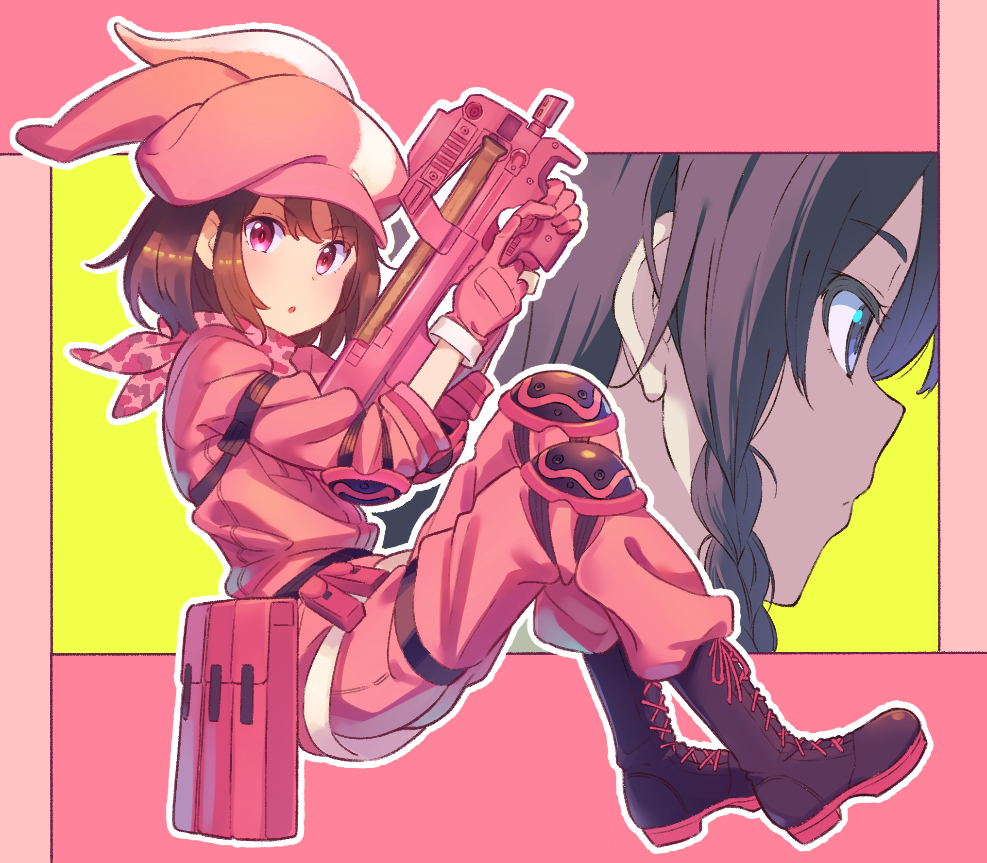 Llenn And Kohiruimaki Karen Sword Art Online And 1 More Drawn By