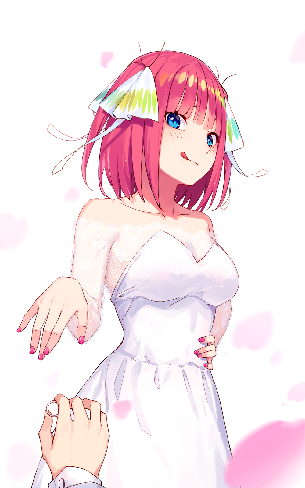 Nakano Nino And Uesugi Fuutarou Go Toubun No Hanayome Drawn By Wujia