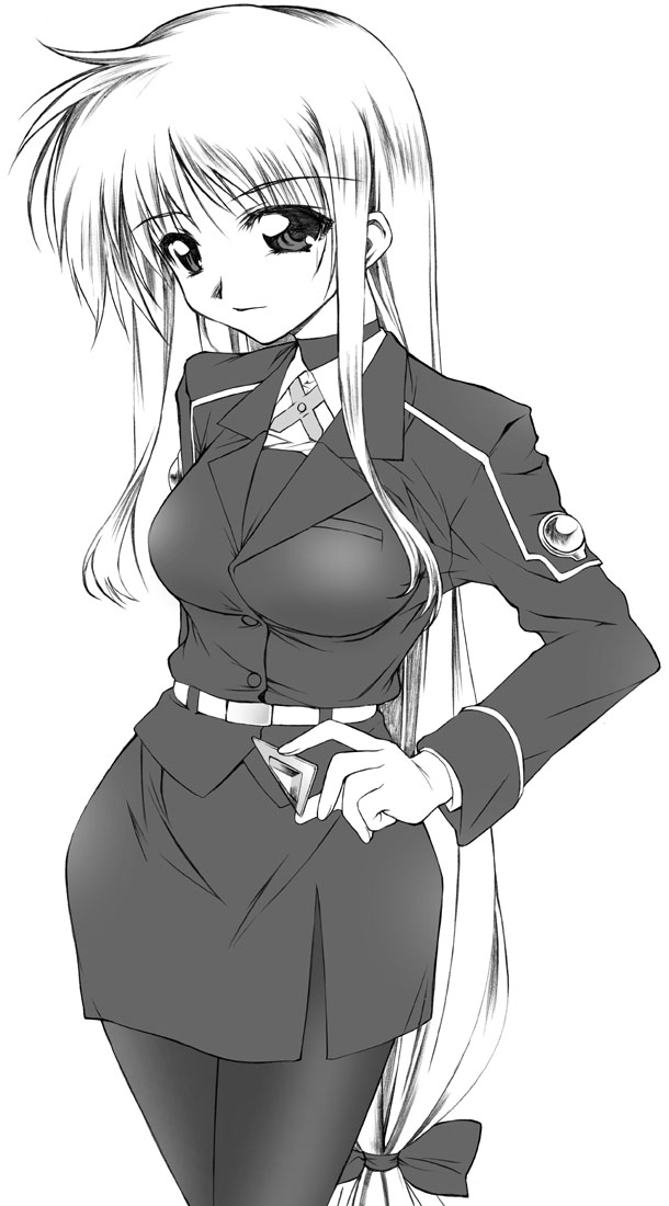 Fate Testarossa Bardiche And Bardiche Lyrical Nanoha And 1 More Drawn By Yamaguchihomupe