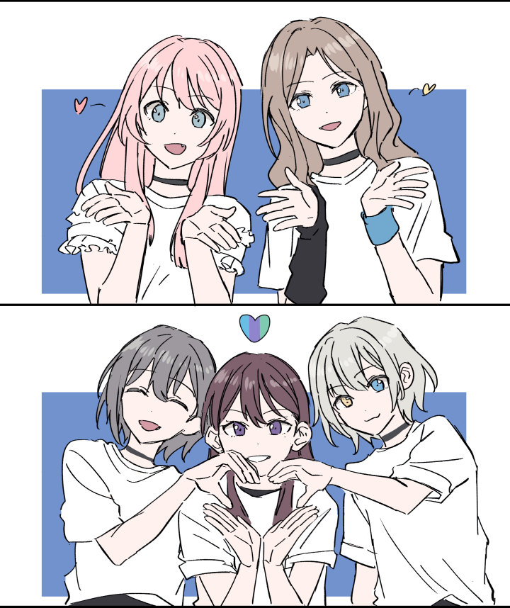Chihaya Anon Nagasaki Soyo Shiina Taki Takamatsu Tomori And Kaname