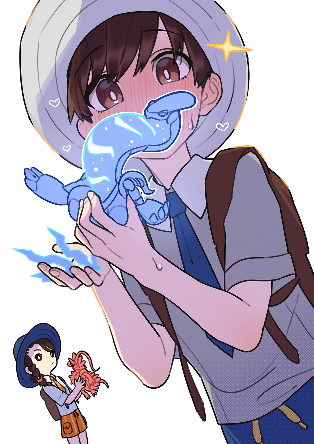 Female Protagonist Male Protagonist Koraidon And Miraidon Pokemon And 2 More Drawn By Mubo
