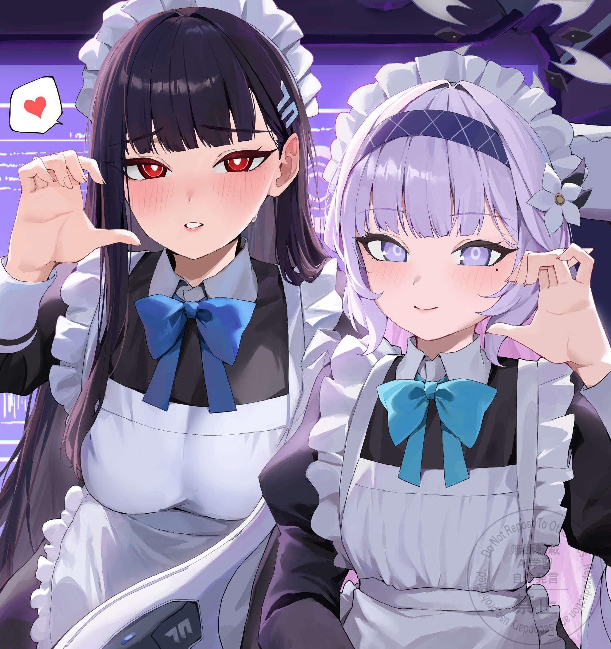 rio and himari (blue archive) drawn by tai_saka | Danbooru