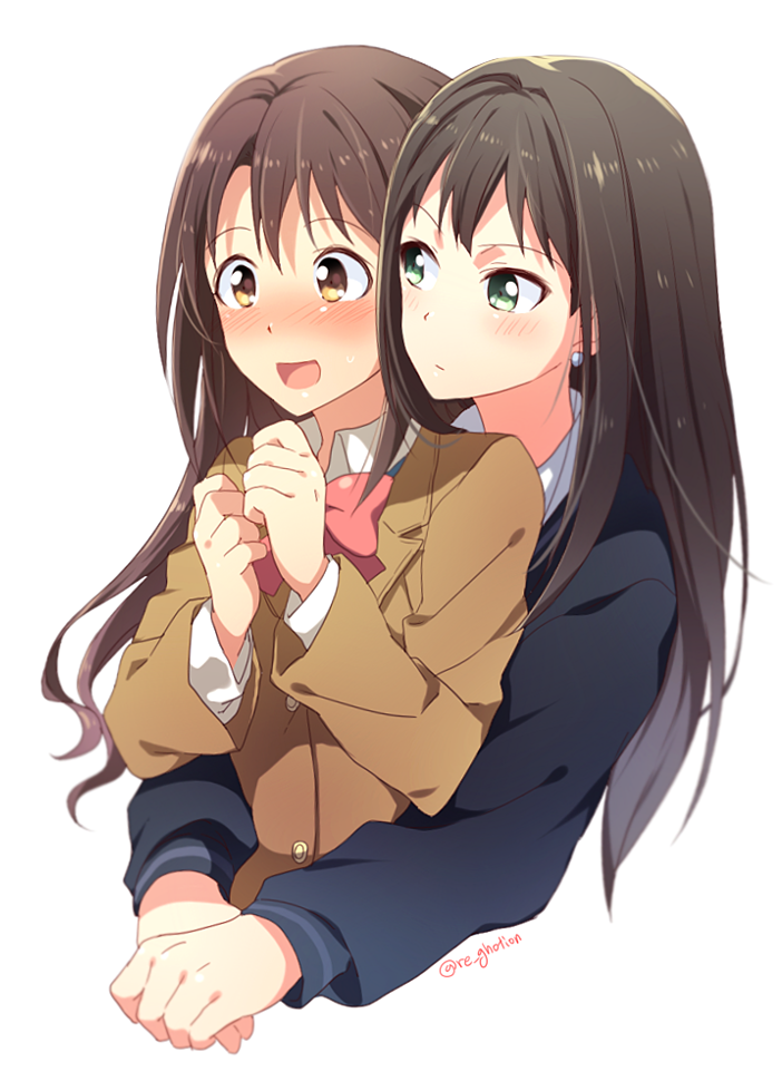Shibuya Rin And Shimamura Uzuki Idolmaster And 1 More Drawn By Re