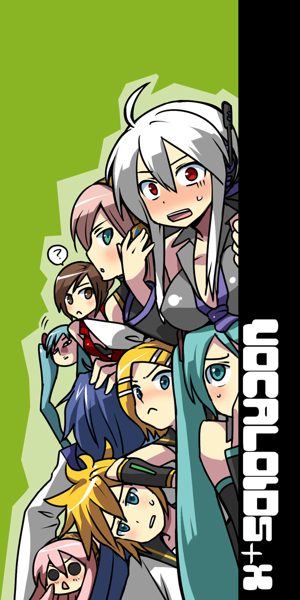 Hatsune Miku Kagamine Rin Kagamine Len Megurine Luka Kaito And 4