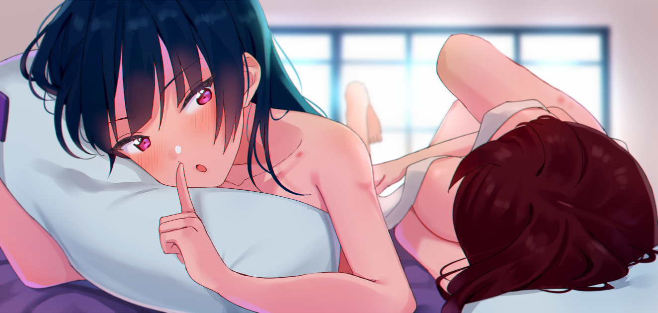 Tsushima Yoshiko And Sakurauchi Riko Love Live And 1 More Drawn By