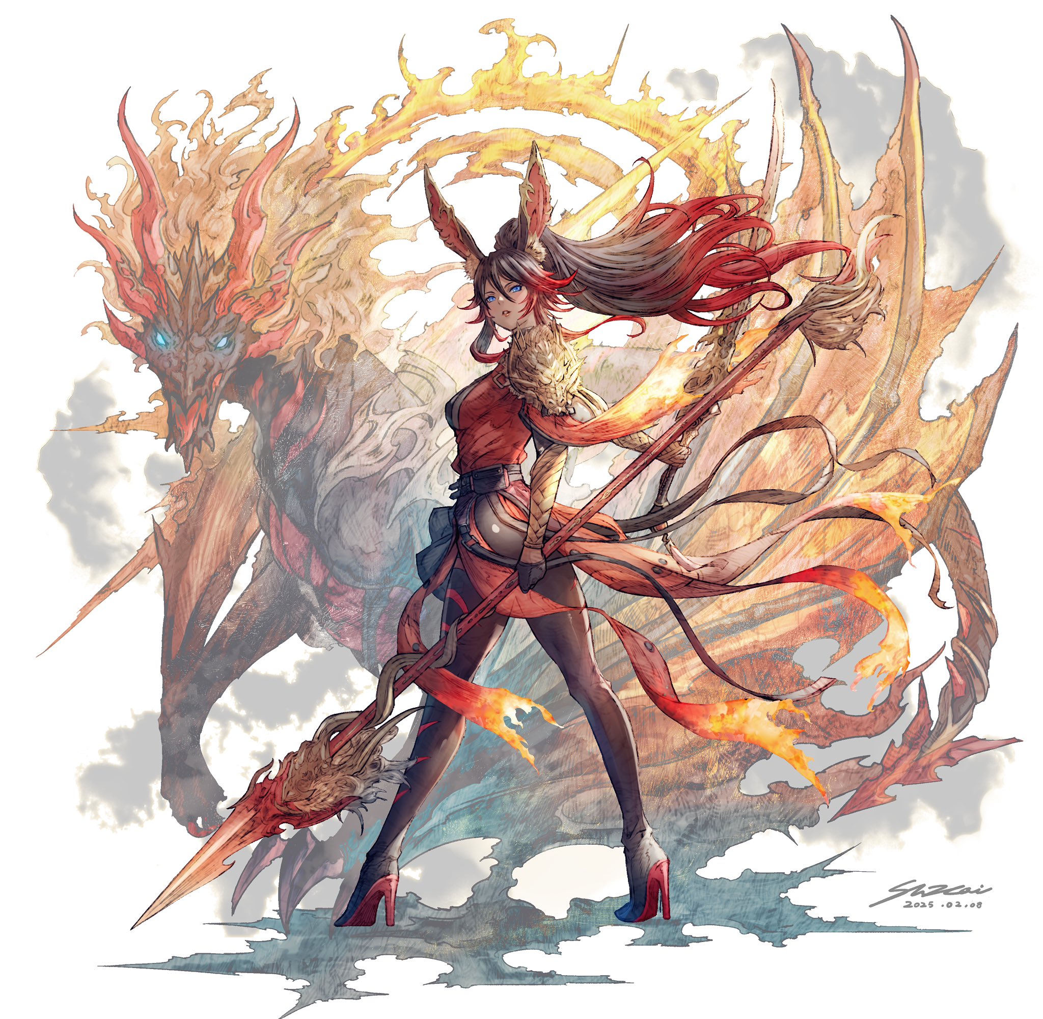 Warrior Of Light Dragoon And Kirih Shiraishi Final Fantasy And 1