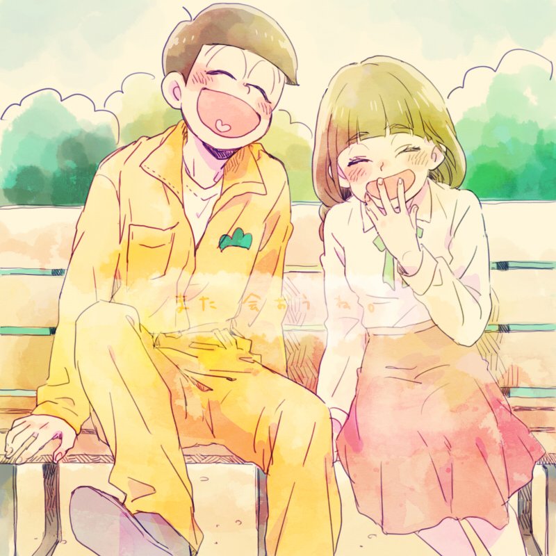 Matsuno Jyushimatsu And Jyushimatsus Girlfriend Osomatsu San And 1