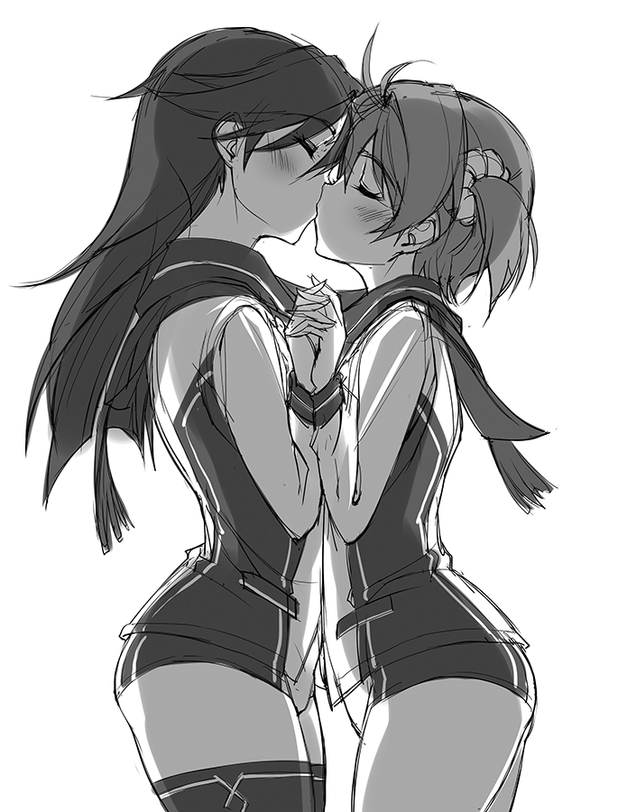 Isshiki Akane And Kuroki Rei Vividred Operation Drawn By Michairu