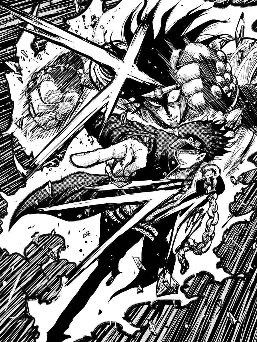 Kujo Jotaro And Star Platinum Jojo No Kimyou Na Bouken And 1 More