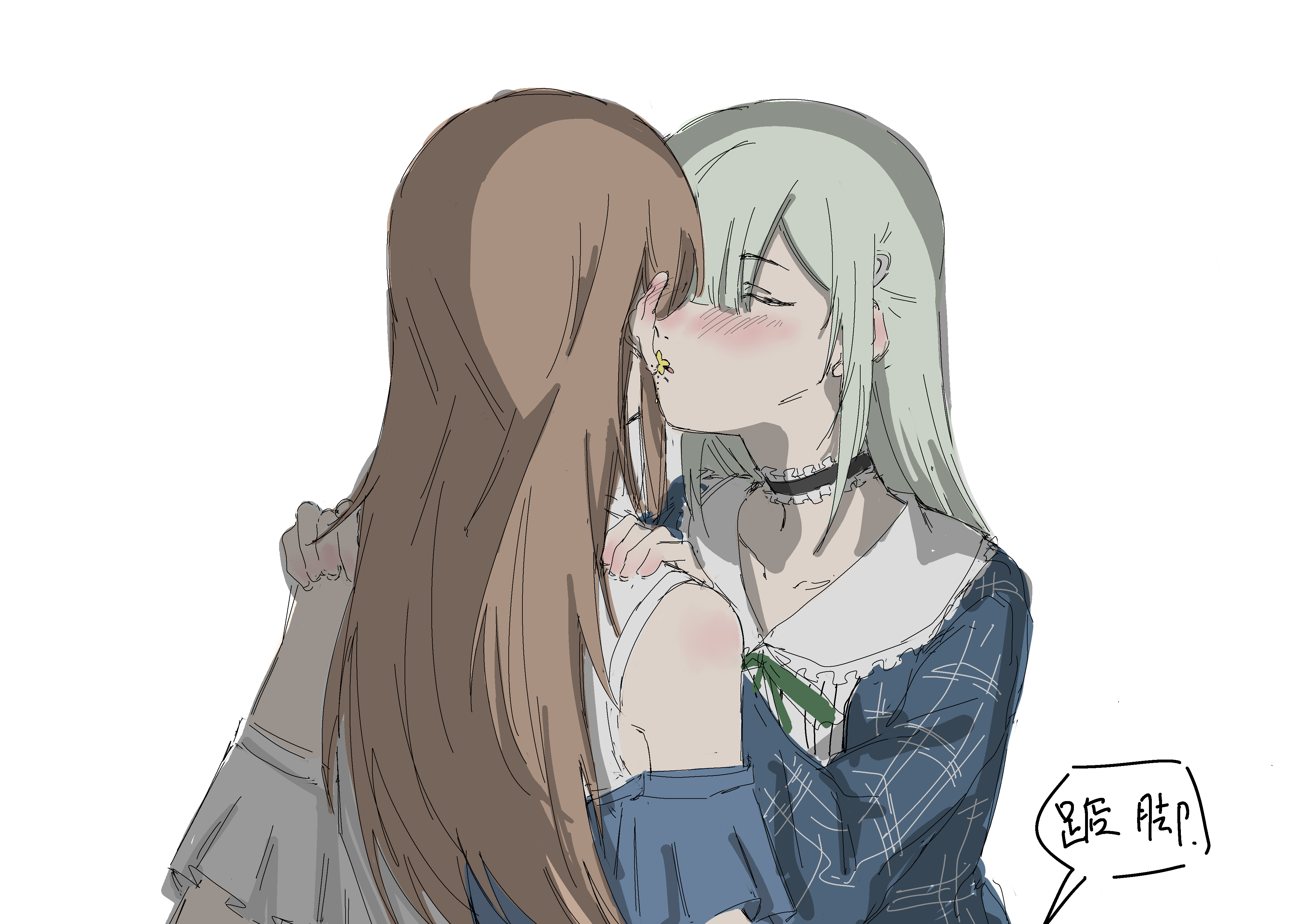 Nagasaki Soyo And Wakaba Mutsumi Bang Dream And 1 More Drawn By