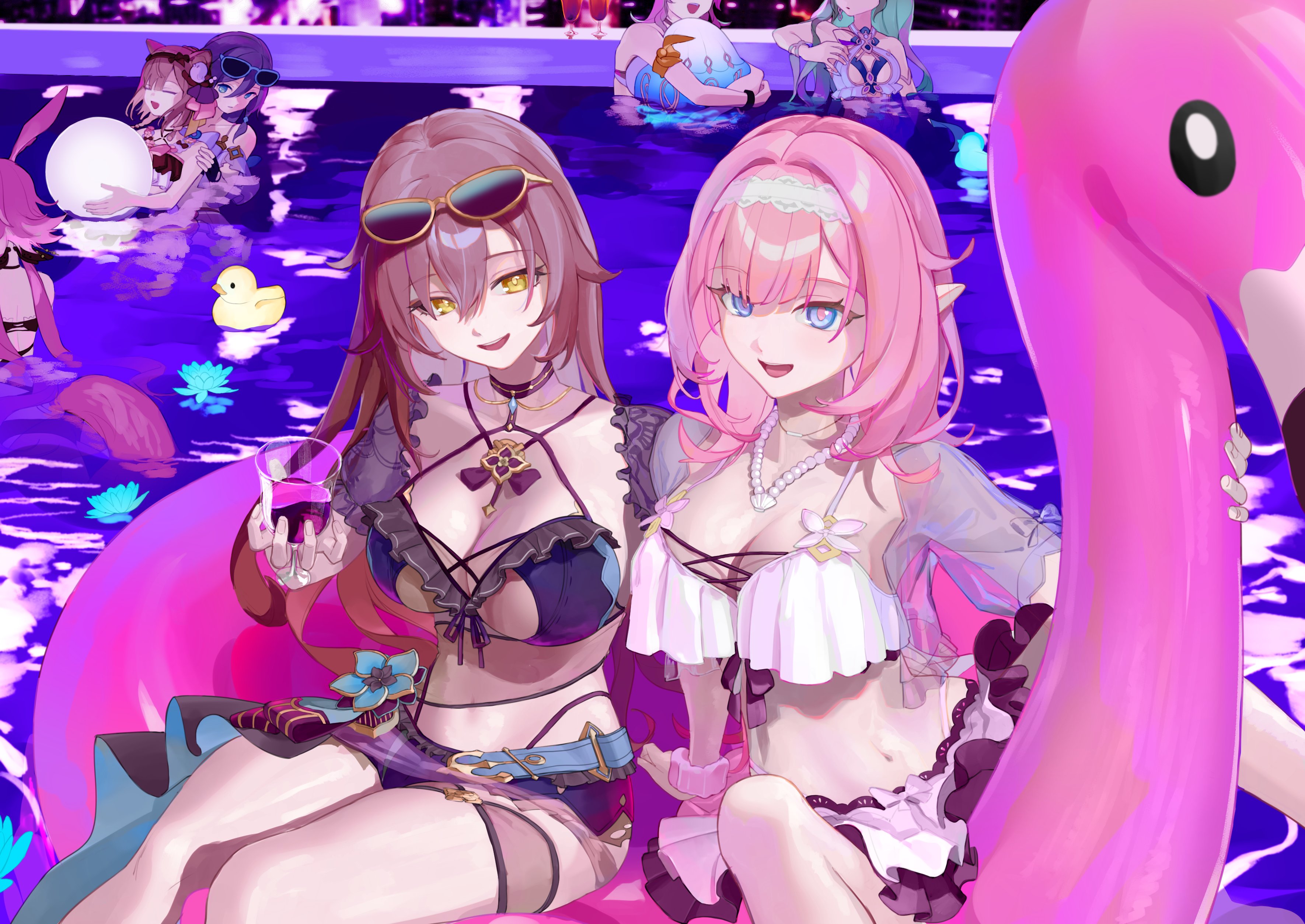 Fu Hua Elysia Yae Sakura Elysia Mobius And 7 More Honkai And 1