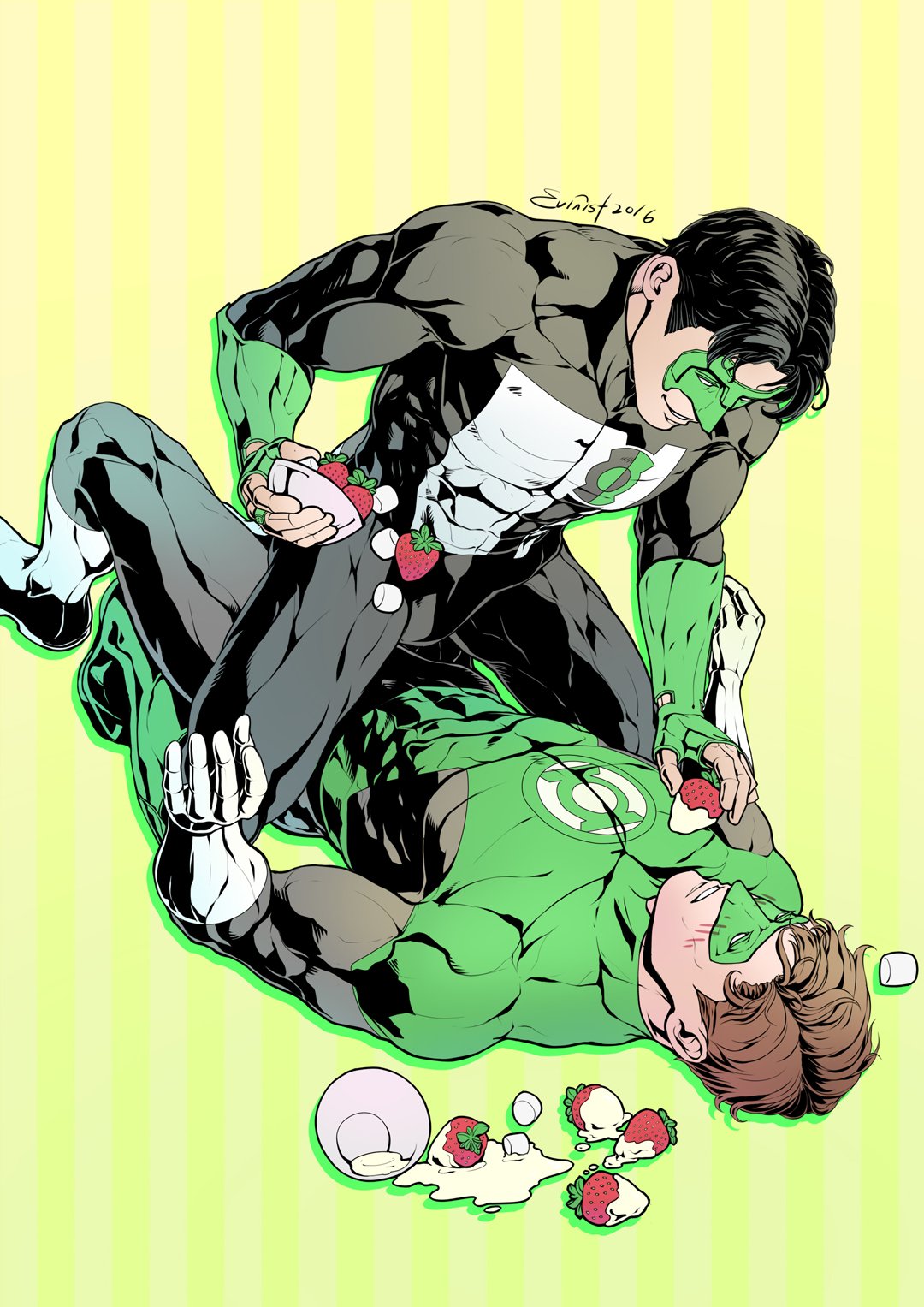 Green Lantern Hal Jordan And Kyle Rayner Dc Comics And 1 More Drawn