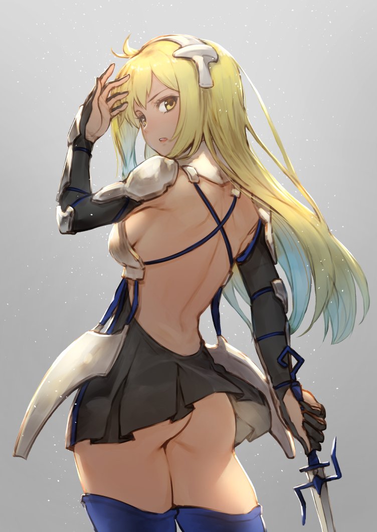 Aiz Wallenstein Dungeon Ni Deai Wo Motomeru No Wa Machigatteiru Darou Ka Drawn By Pyzcathx
