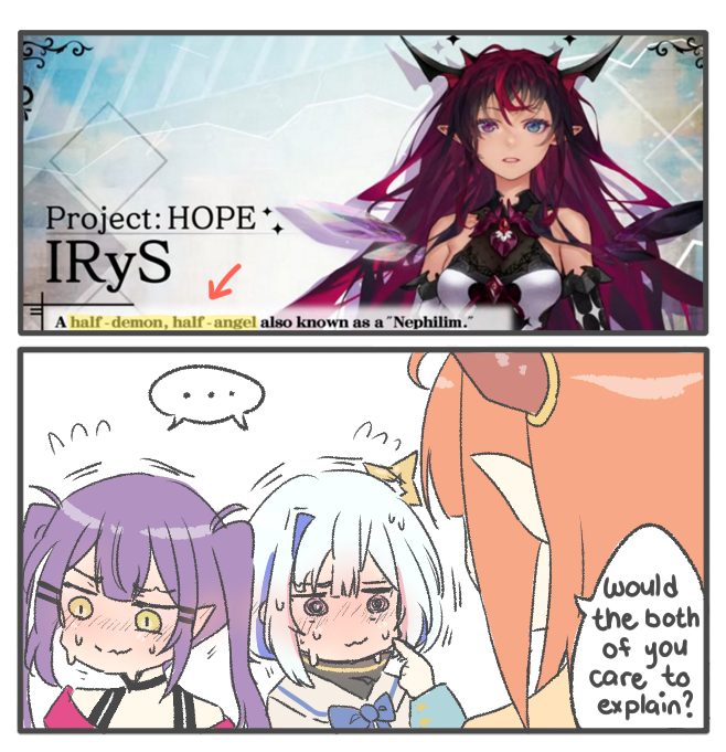Tokoyami Towa Amane Kanata Kiryu Coco Irys Tokoyami Towa And 2