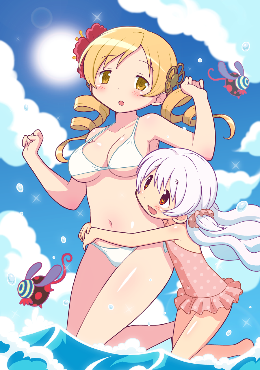 Tomoe Mami Momoe Nagisa And Pyotr Mahou Shoujo Madoka Magica And 1