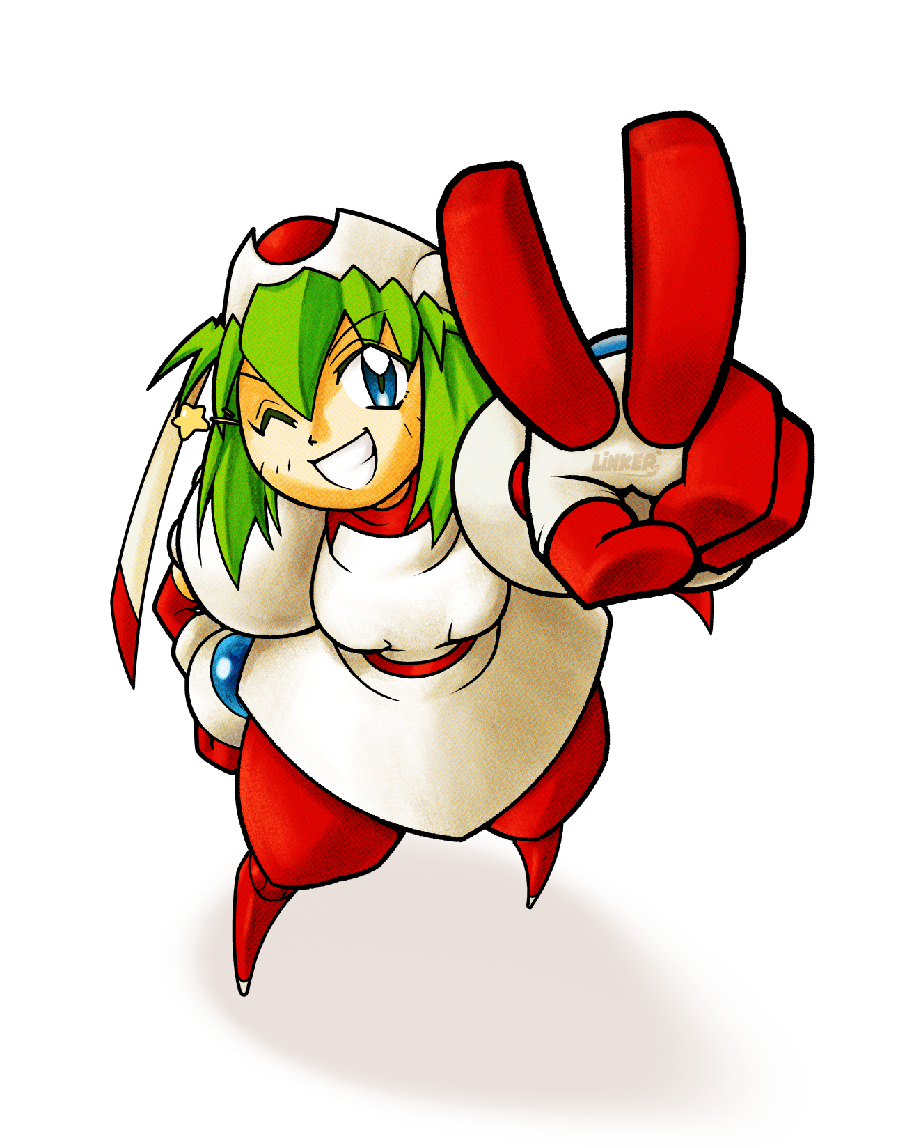 marina liteyears (yuke yuke!! trouble makers) drawn by linker | Danbooru