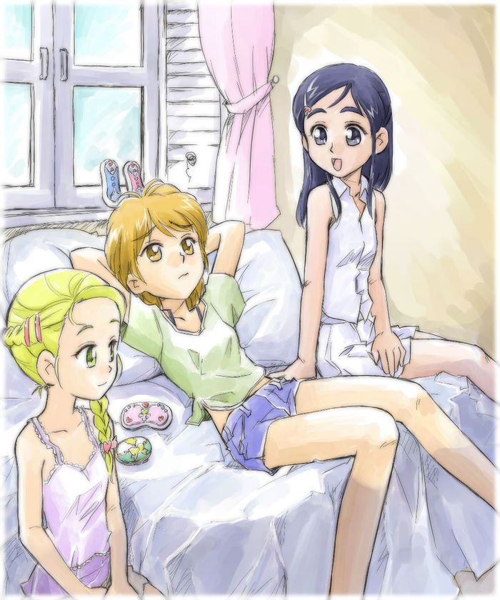 Misumi Nagisa Yukishiro Honoka And Kujou Hikari Precure And 2 More