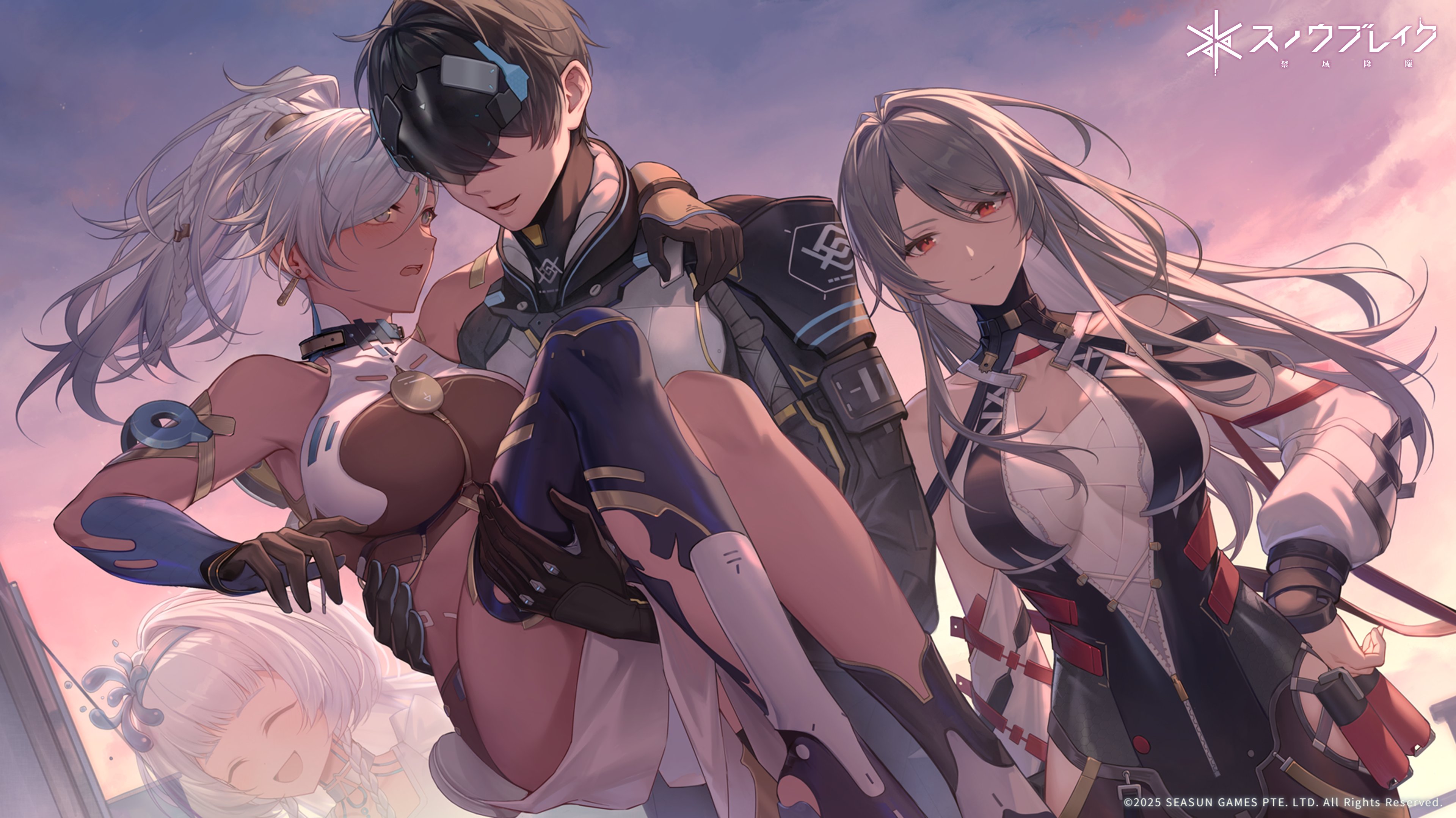 adjutant, nita, nerida - styx envoy, and nerida morozova (snowbreak: containment zone) | Danbooru