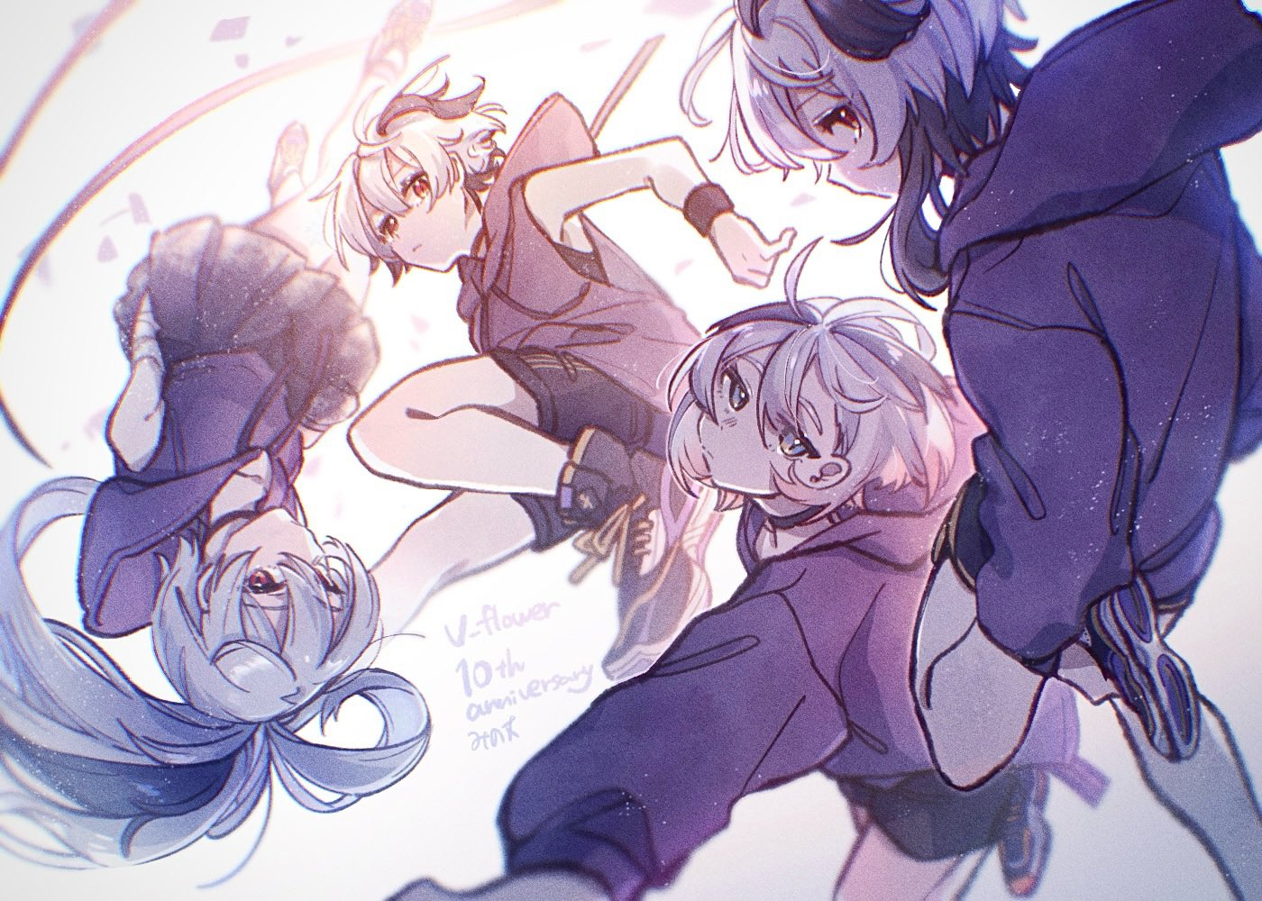 Flower Flower Flower Flower And Ci Flower Vocaloid And 1 More