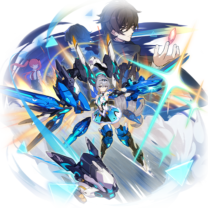 Bronya Zaychik Welt Yang Bronya Zaychik Frederica Nikola Tesla And Welt Joyce Honkai And 1