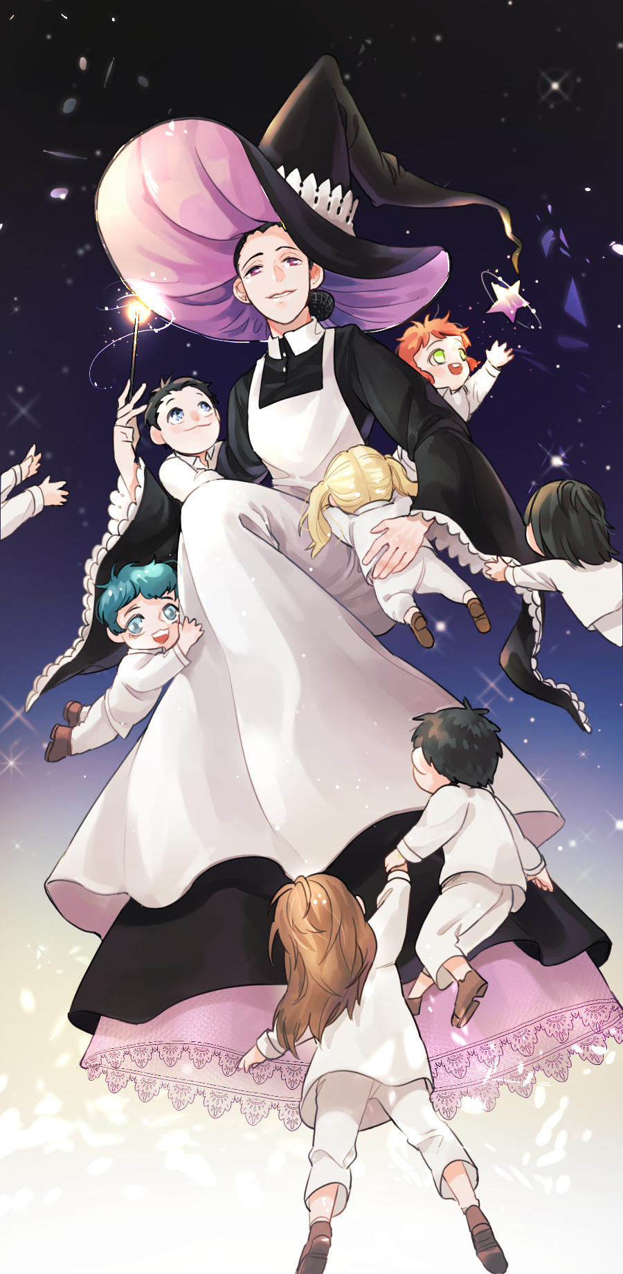 Emma Isabella And Conny Yakusoku No Neverland Drawn By Nawooteto