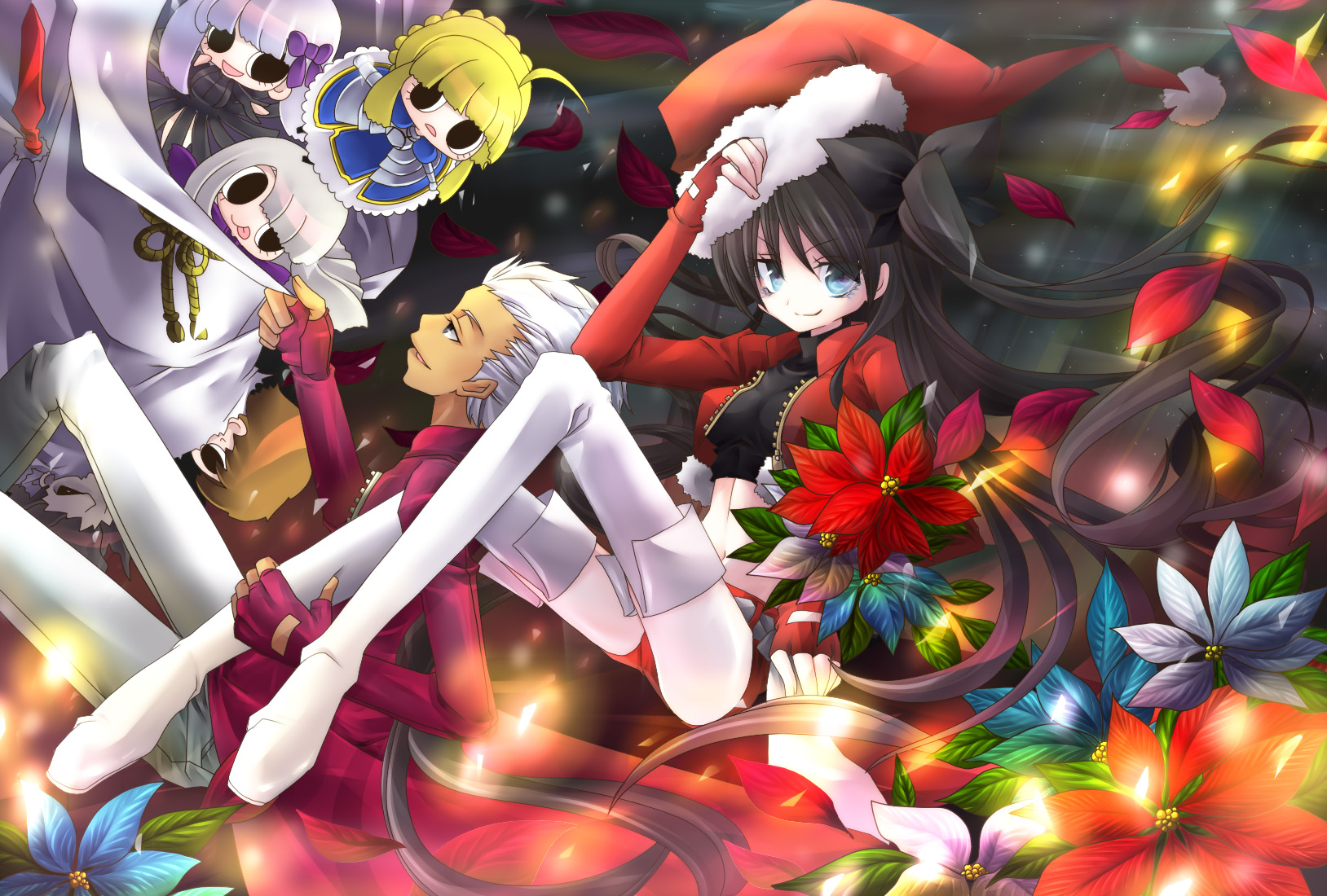 Artoria Pendragon Saber Tohsaka Rin Illyasviel Von Einzbern Matou