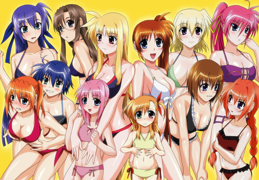 Fate Testarossa Takamachi Nanoha Yagami Hayate Vita Vivio And 7