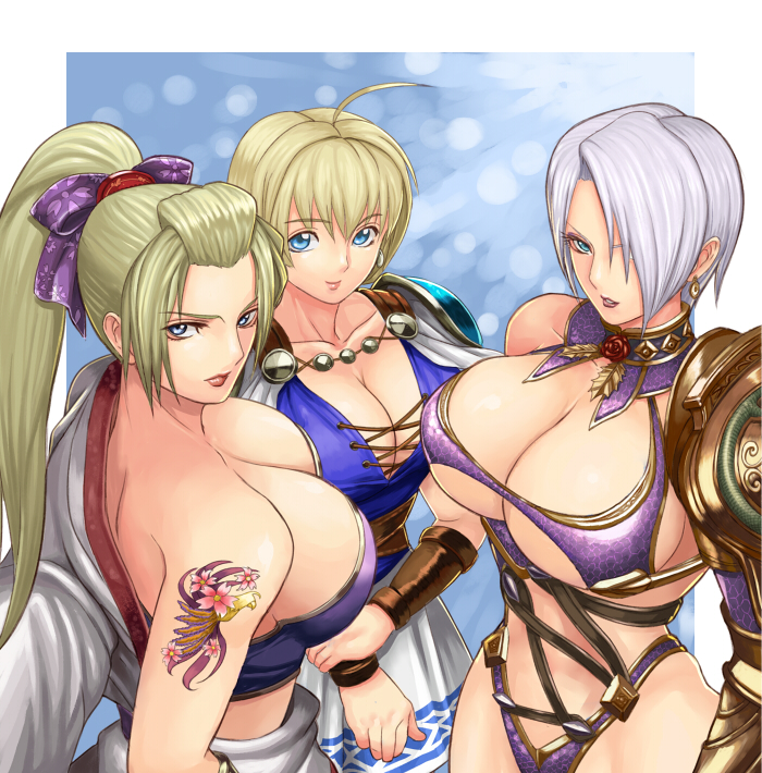 Isabella Valentine Sophitia Alexandra And Setsuka Soulcalibur And 1 More Drawn By Ibanen