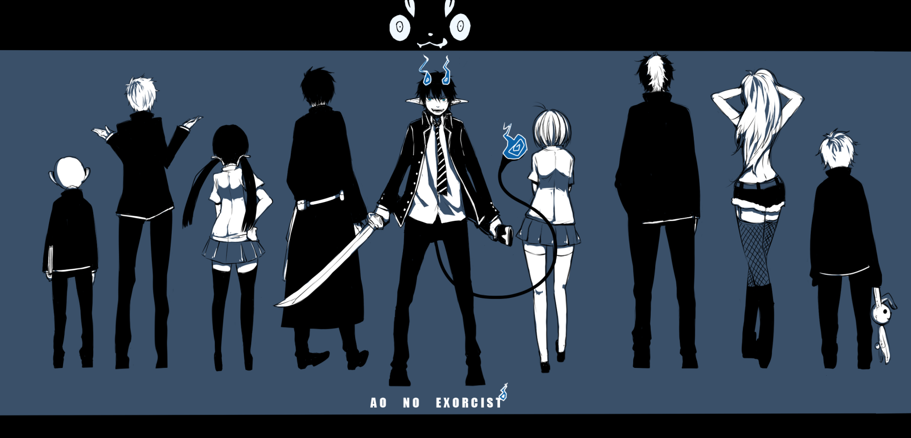 Okumura Rin Okumura Yukio Moriyama Shiemi Kamiki Izumo Shima Renzou