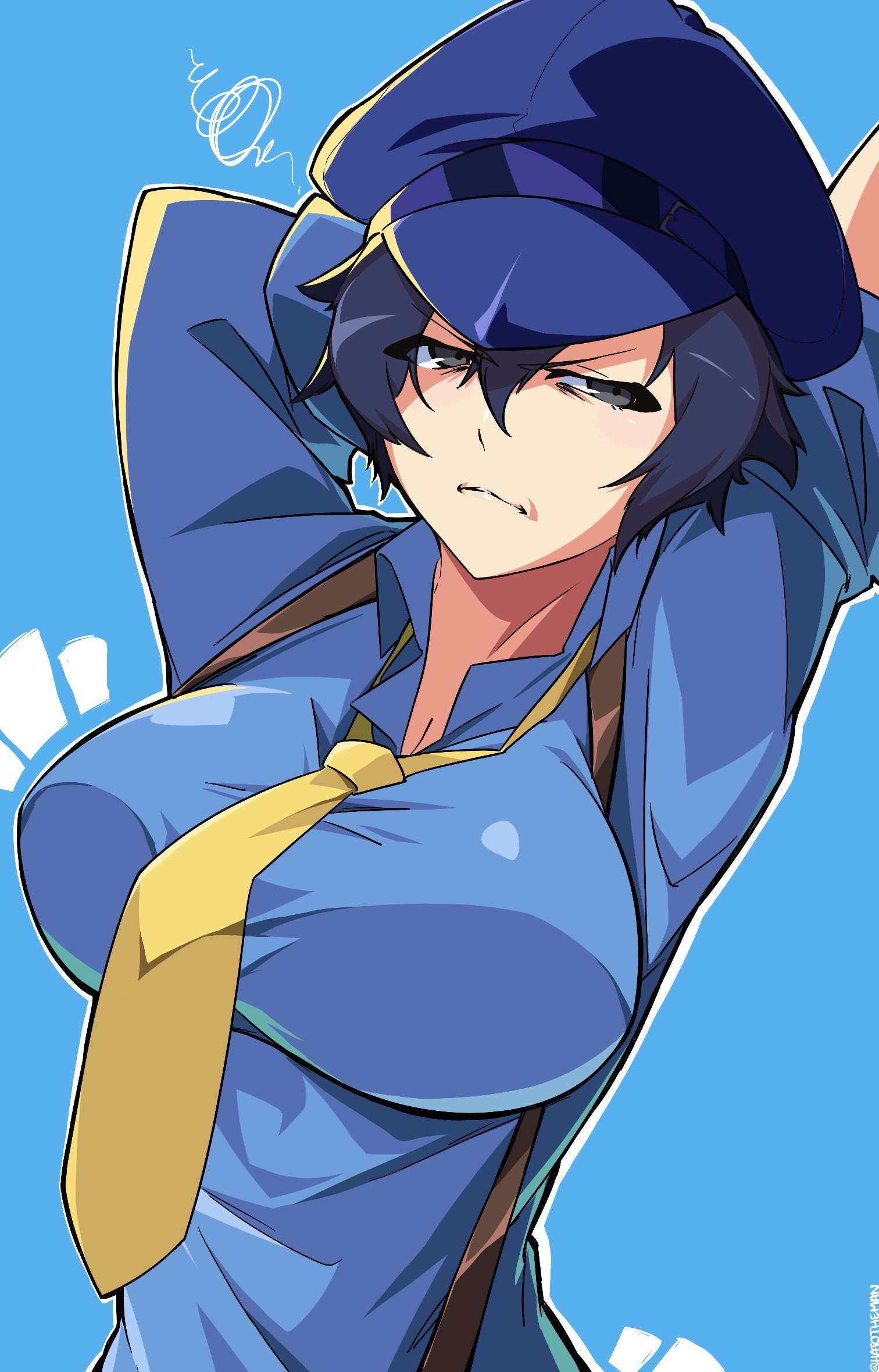 shirogane naoto (persona and 3 more) drawn by hatotheman | Danbooru