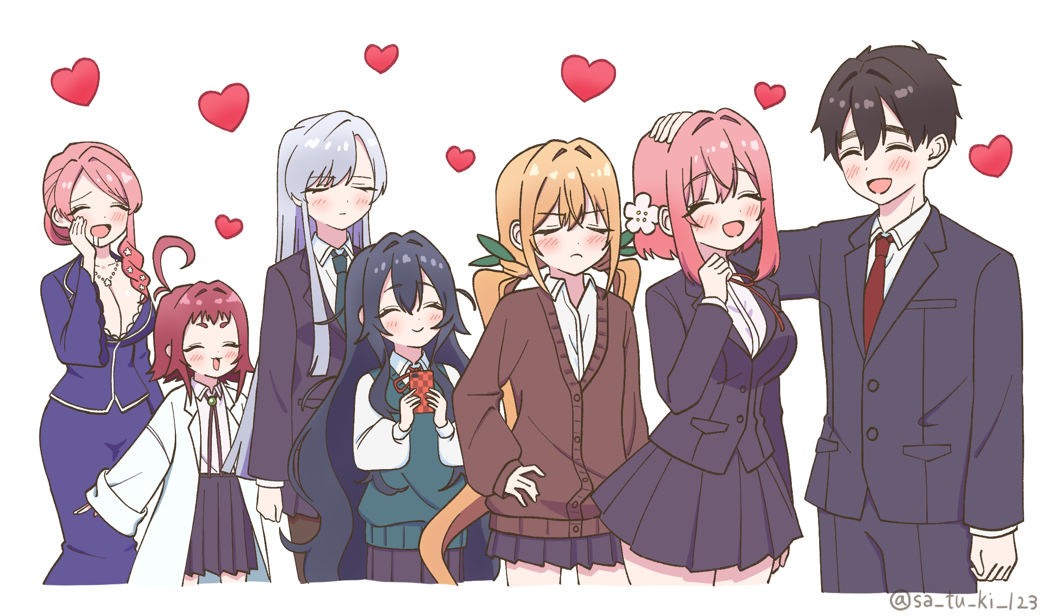 Hanazono Hakari Inda Karane Yoshimoto Shizuka Eiai Nano Hanazono Hahari And 2 More Kimi No