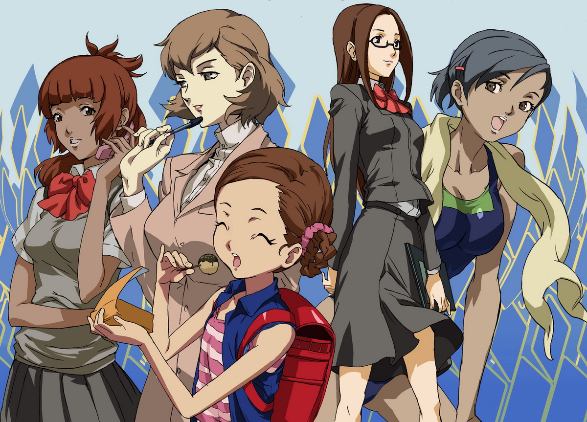 Fushimi Chihiro Nishiwaki Yuuko Oohashi Maiko Moriyama Natsuki And Toriumi Isako Persona